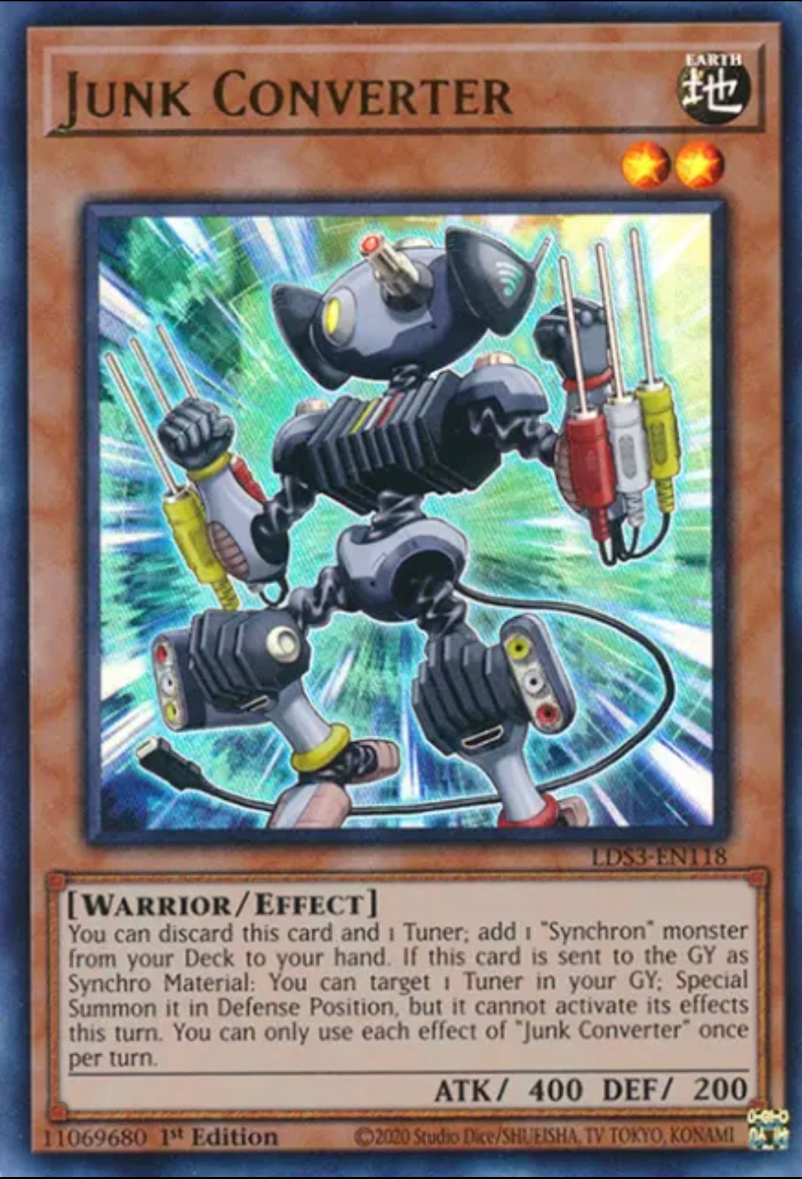 Yu Gi Oh TCG Junk Converter LDS3 EN118 Cardcollectors