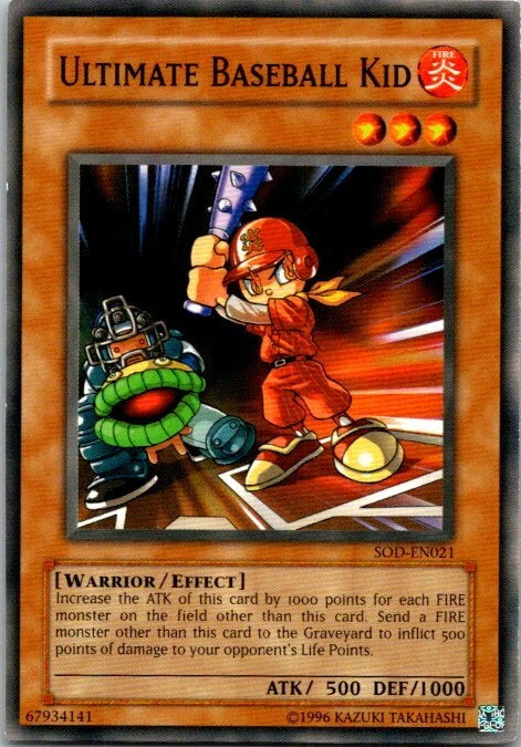 Yu-Gi-Oh! TCG - Ultimate Baseball Kid SOD-EN021 – Cardcollectors