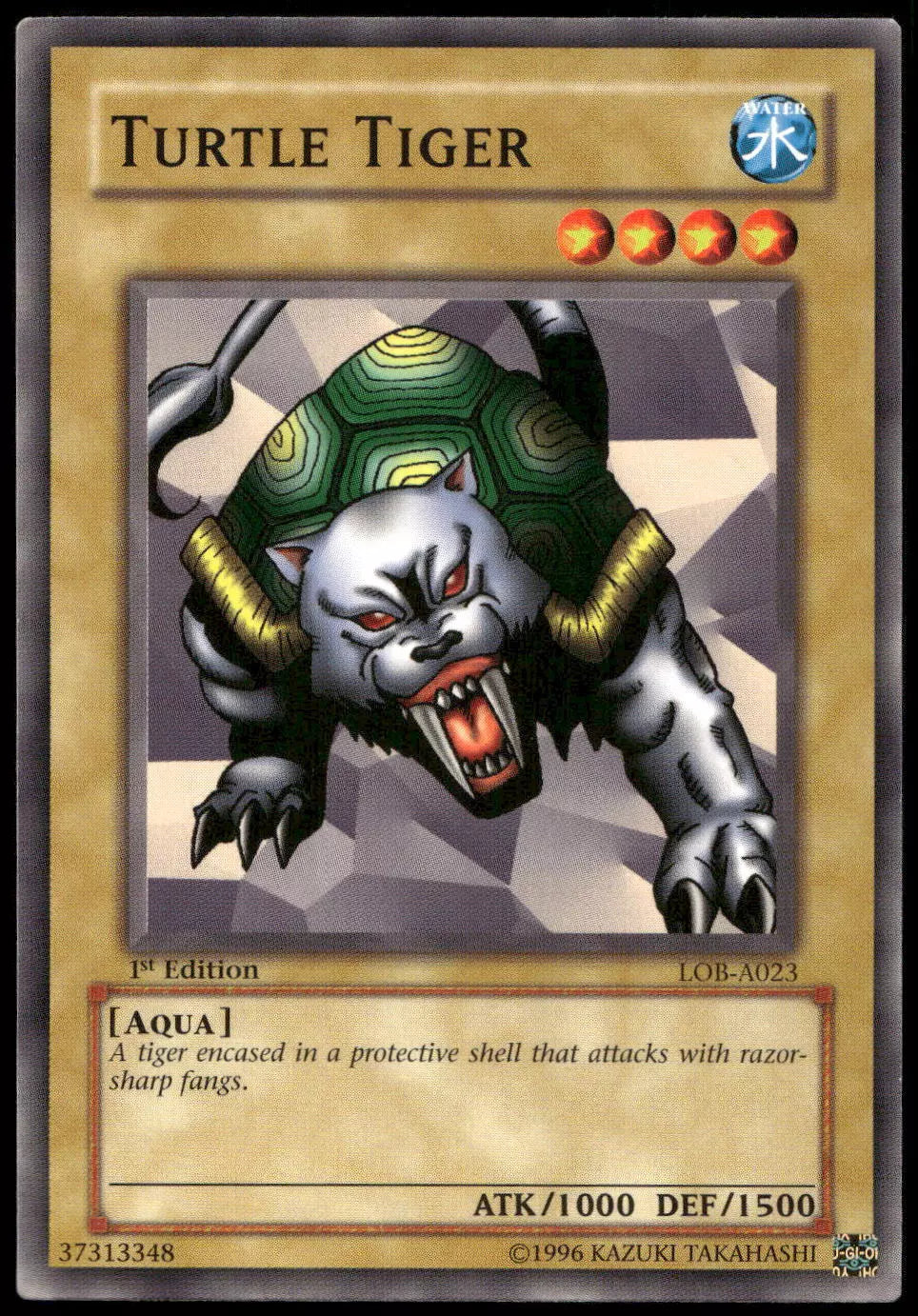 Yu-Gi-Oh! TCG - Turtle Tiger LOB-A023 – Cardcollectors