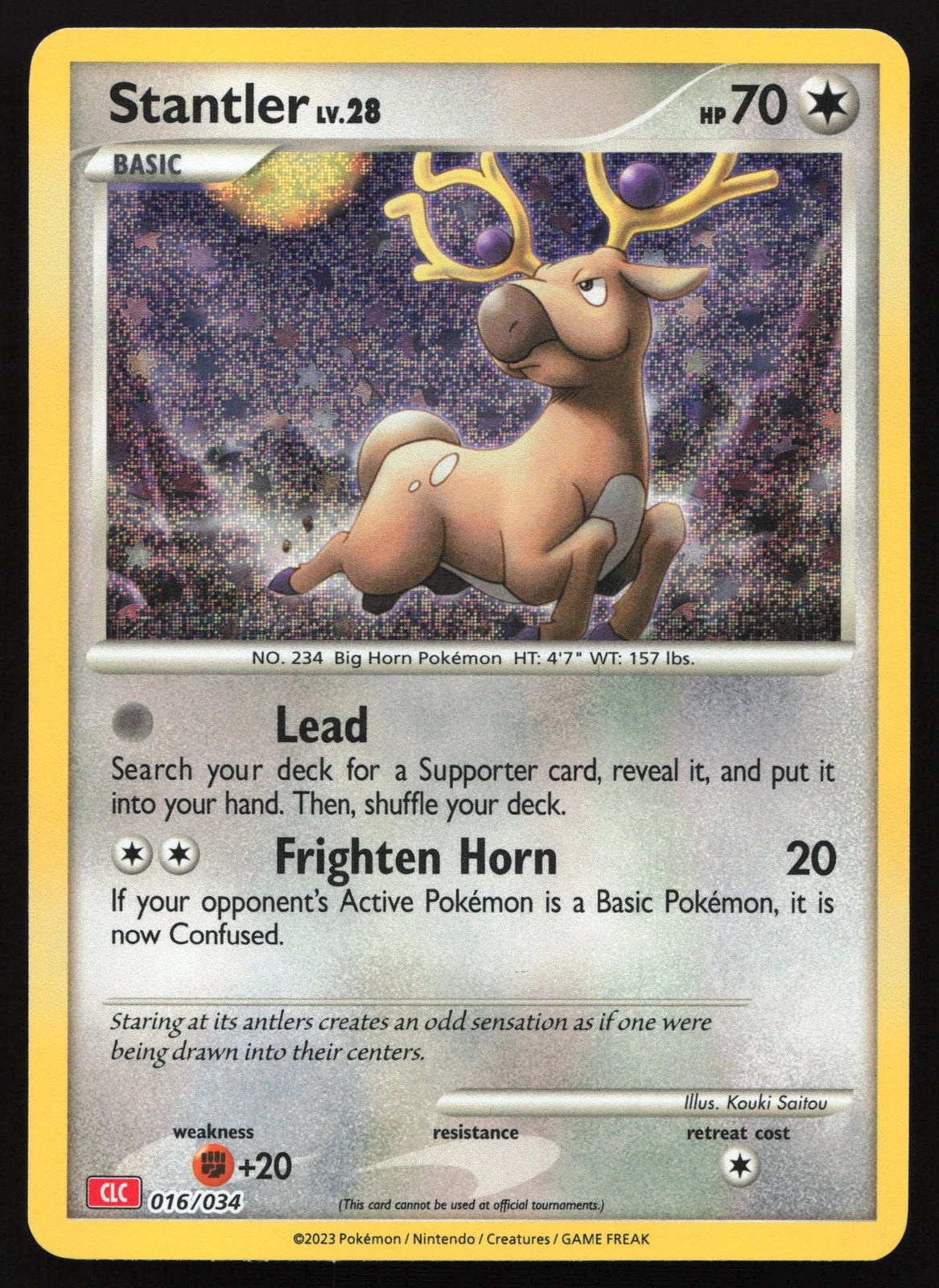 Pokemon TCG - Stantler #016 – Cardcollectors