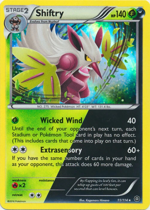 Pokemon TCG - Shiftry #11 – Cardcollectors