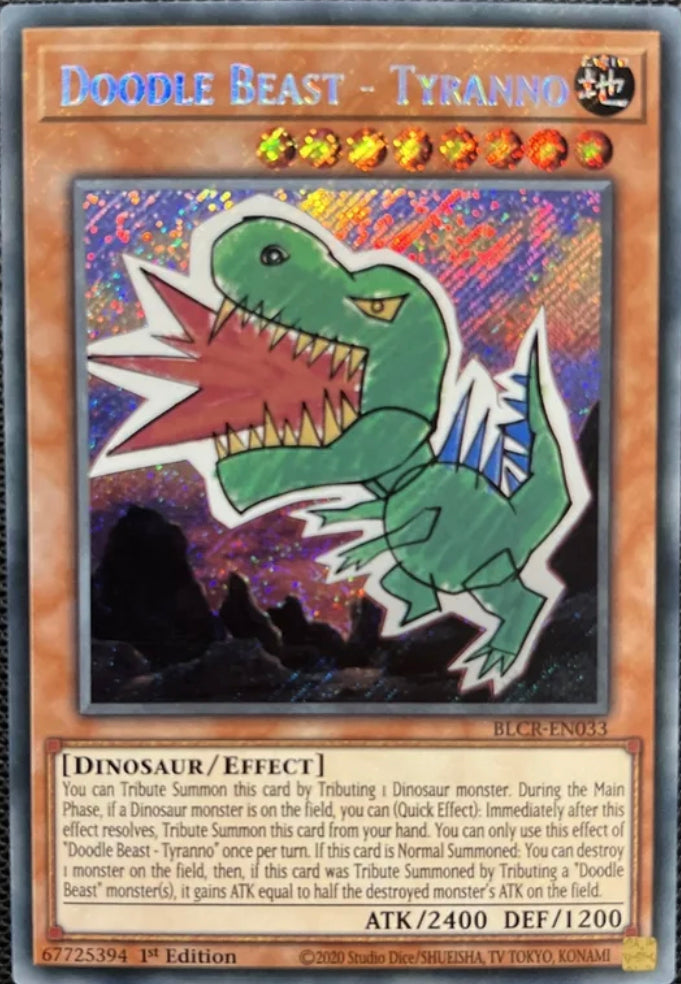 Yu-Gi-Oh! TCG - Doodle Beast - Tyranno BLCR-EN033 – Cardcollectors