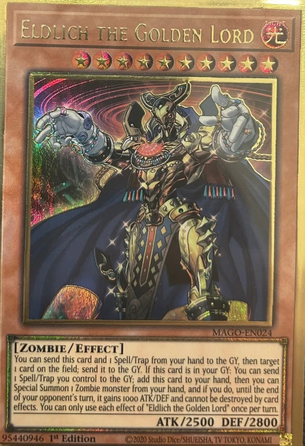 Yu-Gi-Oh! TCG - Eldlich the Golden Lord Gold MAGO-EN024 – Cardcollectors