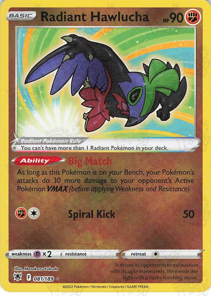 Pokemon TCG - Radiant Hawlucha – Cardcollectors
