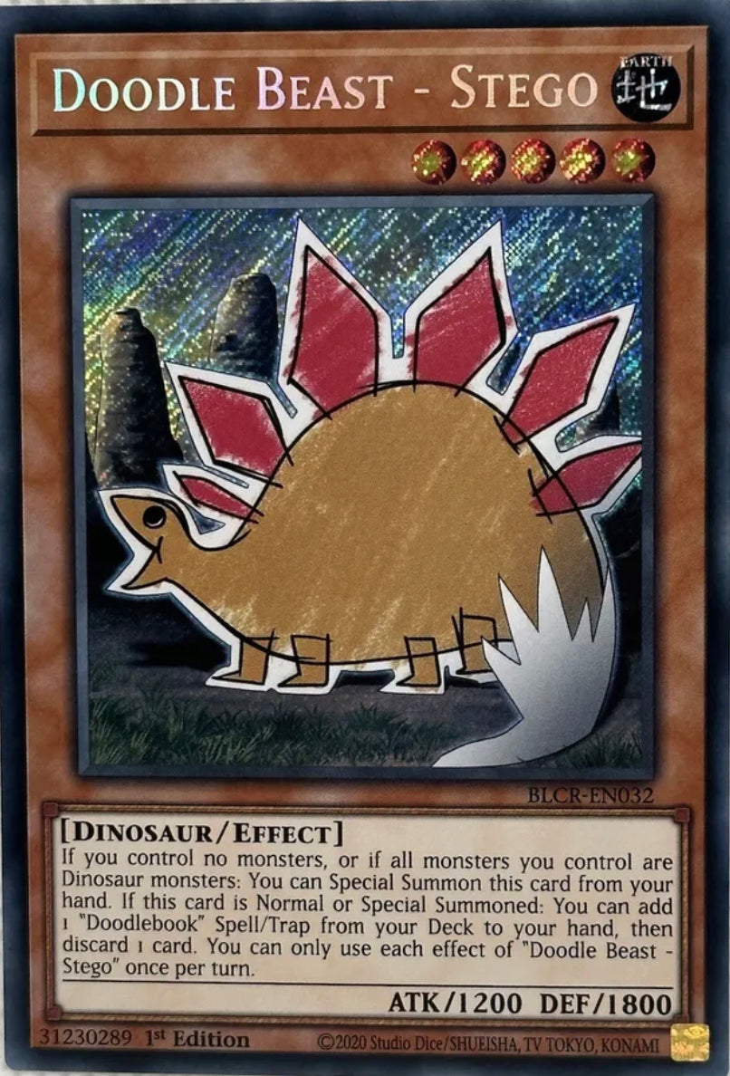 Yu-Gi-Oh! TCG - Doodle Beast - Stego BLCR-EN032 – Cardcollectors